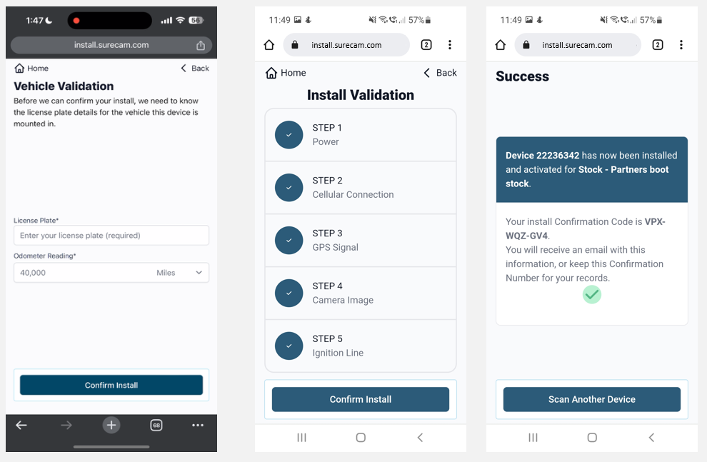 Installation: How to use the Installation Verification Tool – SureCam